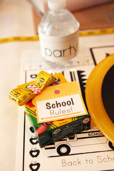 Vintage Back to School Party printables – Wants and Wishes