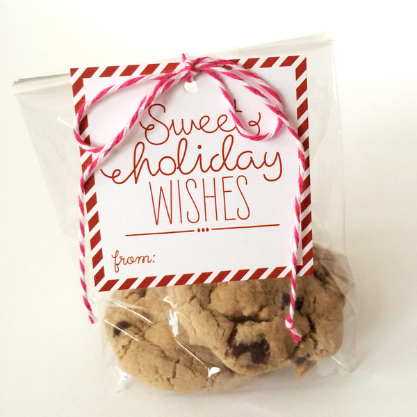 Sweet Holiday Wishes Christmas gift tag – Wants and Wishes