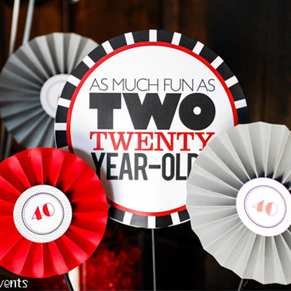 40th Birthday Decoration Ideas Homemade