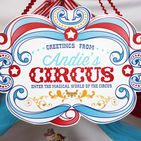 Printable Circus/ Carnival Birthday Signs- Enter the Magical world of ...