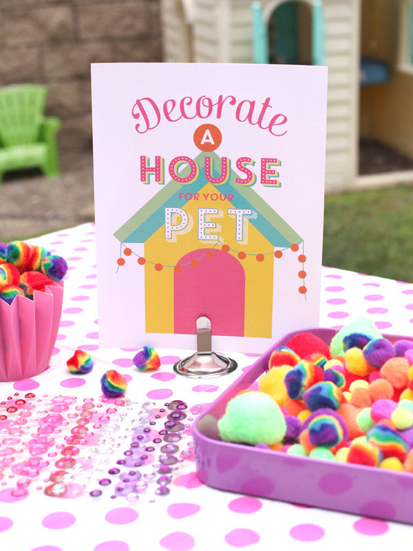 Pet Adoption - Adopt a pet birthday party printables – Wants and Wishes