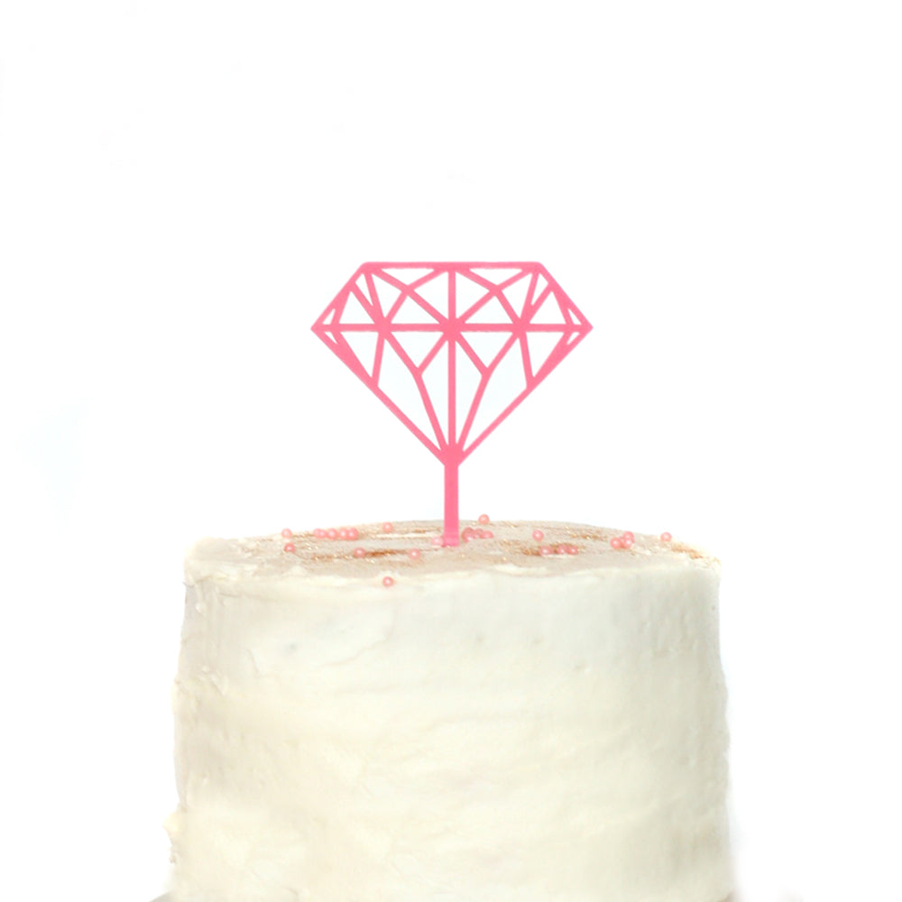 Diamond Ring Bridal Cake Topper – Wants and Wishes