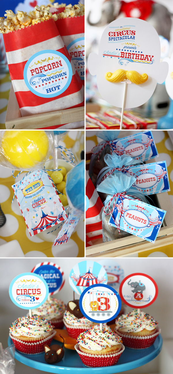 Printable Circus/ Carnival Birthday collection – Wants and Wishes