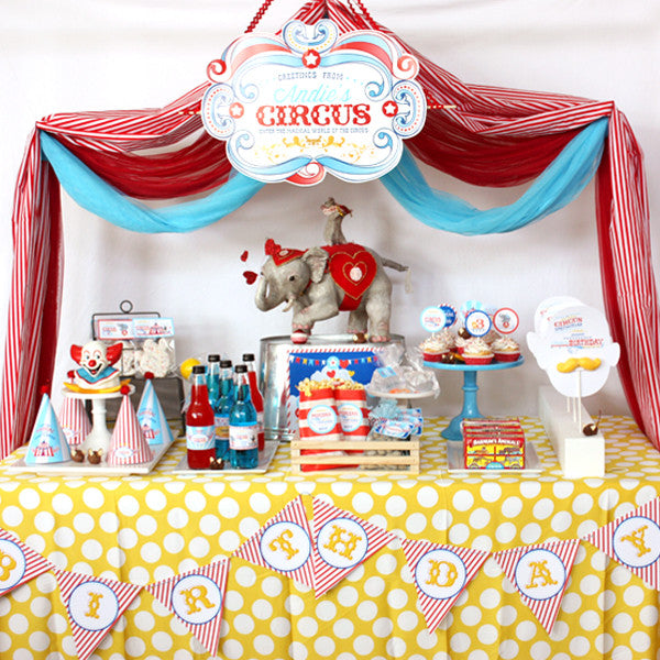 Printable Circus/ Carnival Birthday collection – Wants and Wishes