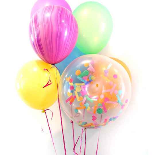 Confetti Donut Balloon – Wants and Wishes