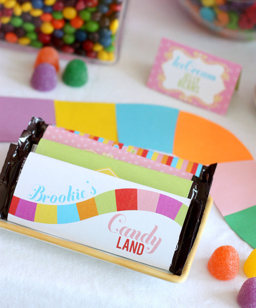 Candy Land printable Birthday Party Collection – Wants and Wishes
