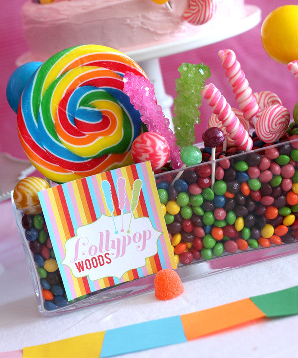 Candy Land printable Birthday Party Collection – Wants and Wishes