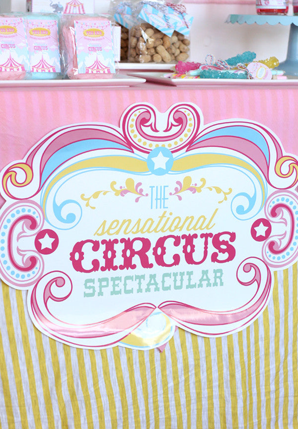Cotton Candy Girl Circus printable Collection – Wants and Wishes