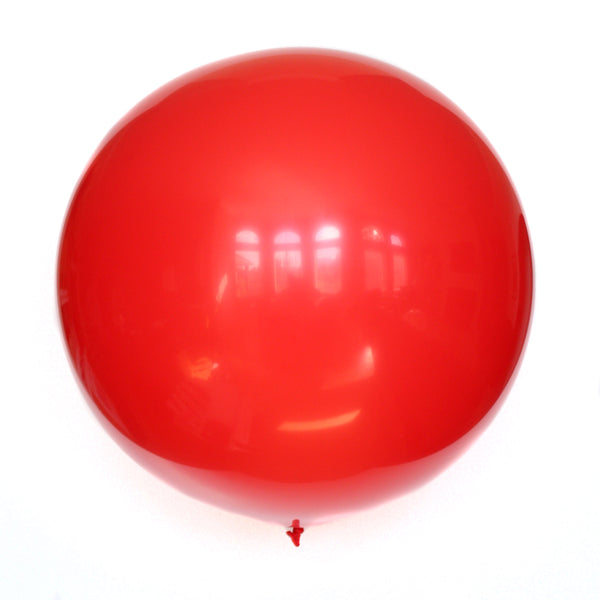 36" Red Solid Balloon – Wants and Wishes
