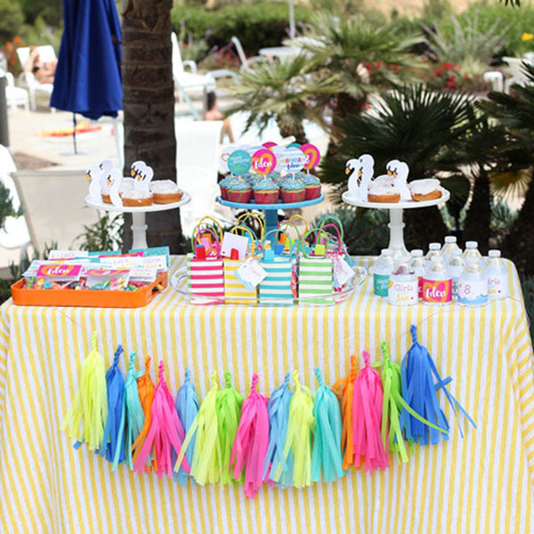 Swan Pool Float Swim Birthday Party – Wants and Wishes