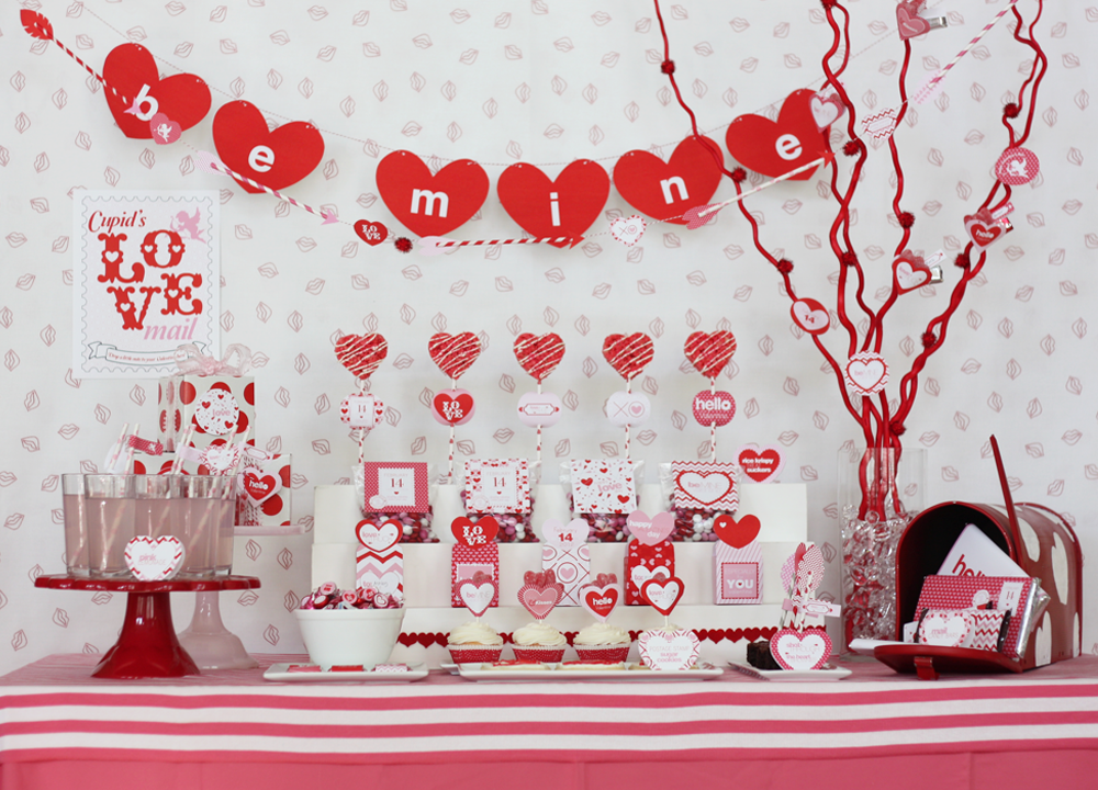 Printable Valentines Day Collection- Cupids Post Office by Wants and W ...
