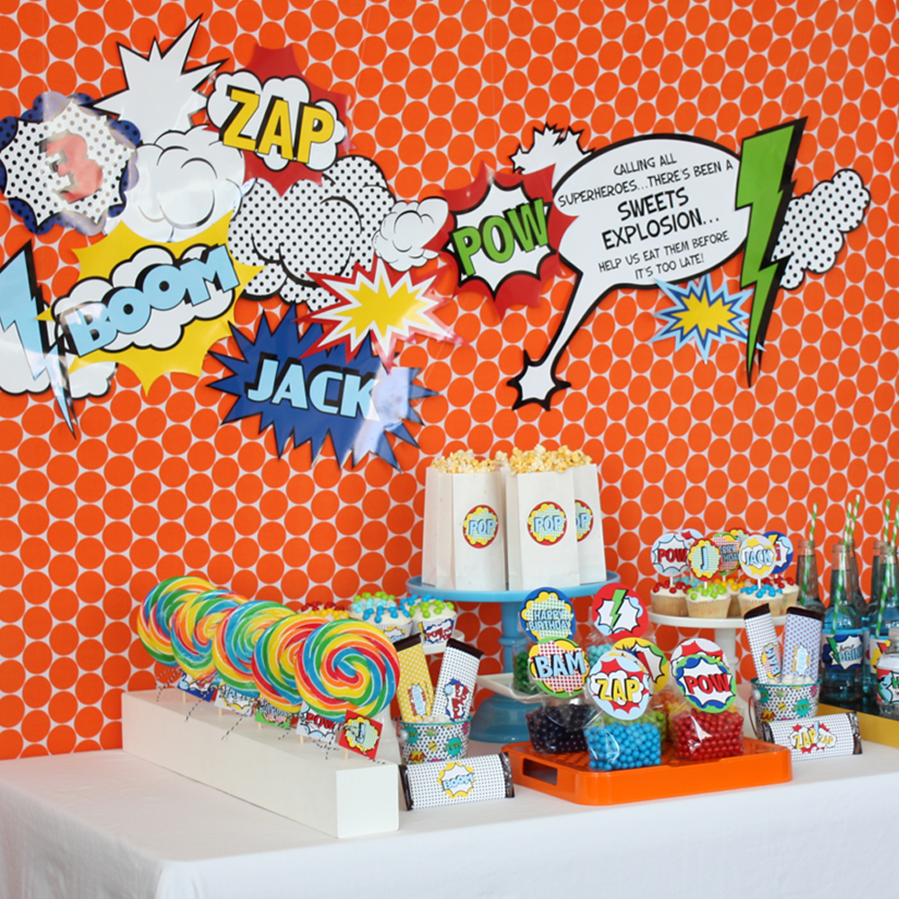 Vintage Superhero signs - Calling all Superheroes- coordinates with Su ...