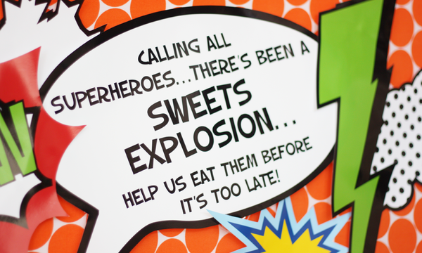 Vintage Superhero signs - Calling all Superheroes- coordinates with Su ...